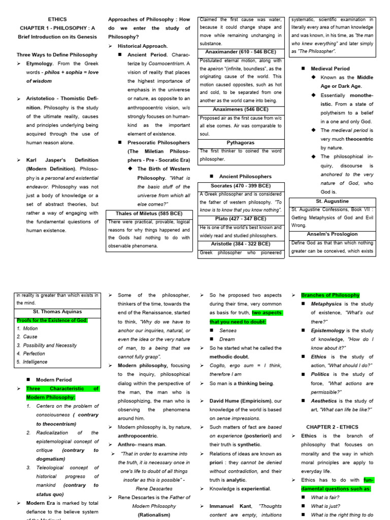 Ethics Midterm | PDF | Morality | Modern Philosophy
