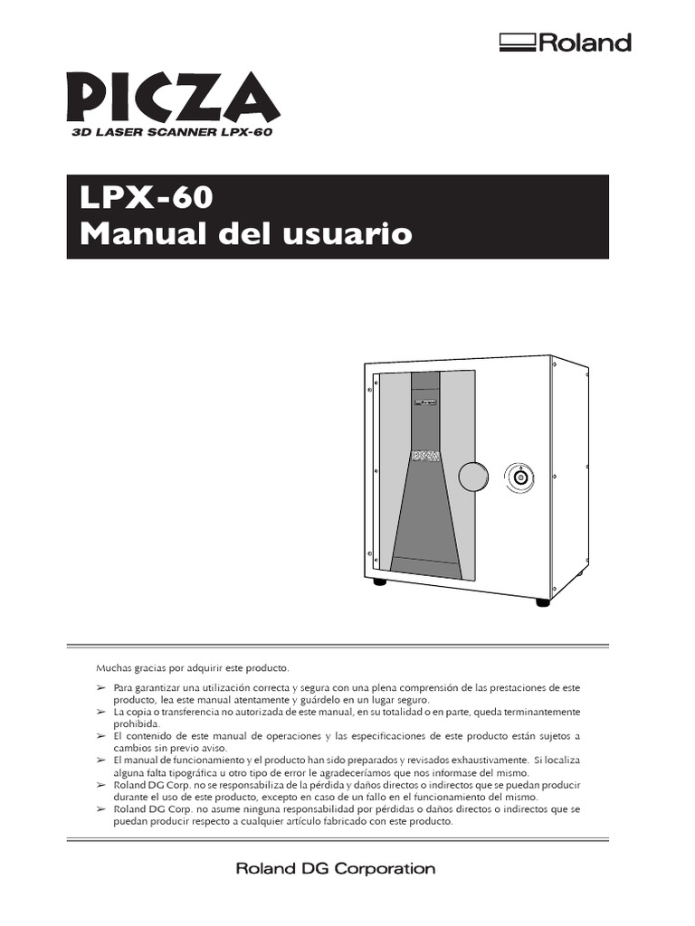 LPX-60 Español | PDF | USB | Fuente de alimentación