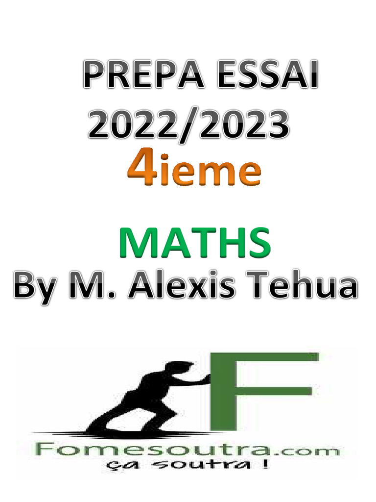 ESSAI 4ieme 20222023 by Tehua | PDF