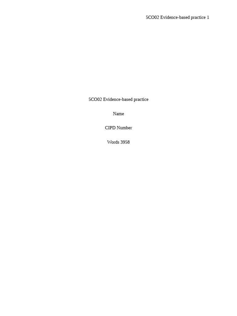 5CO02 Evidence Based Practice 50 1 | PDF | Critical Thinking | Thought