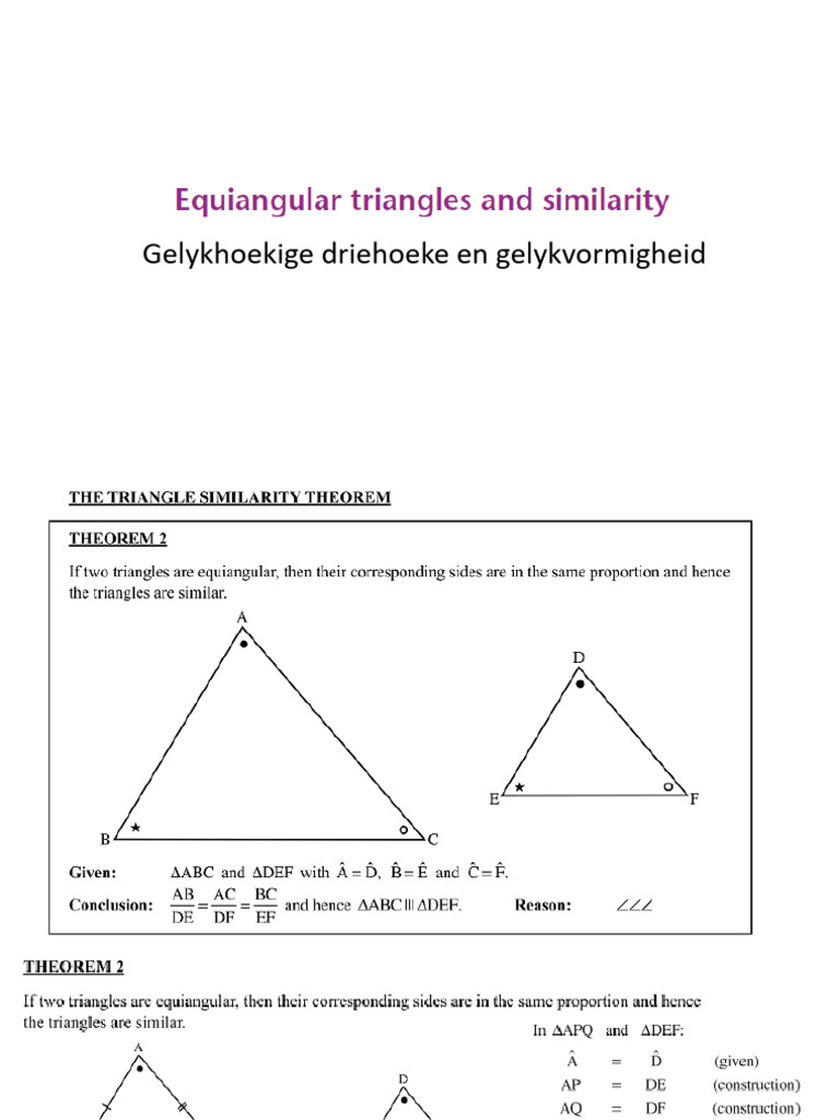 5 Similar Triangles | PDF