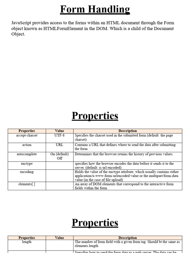 Form Handling | PDF | Computer Data | Computing