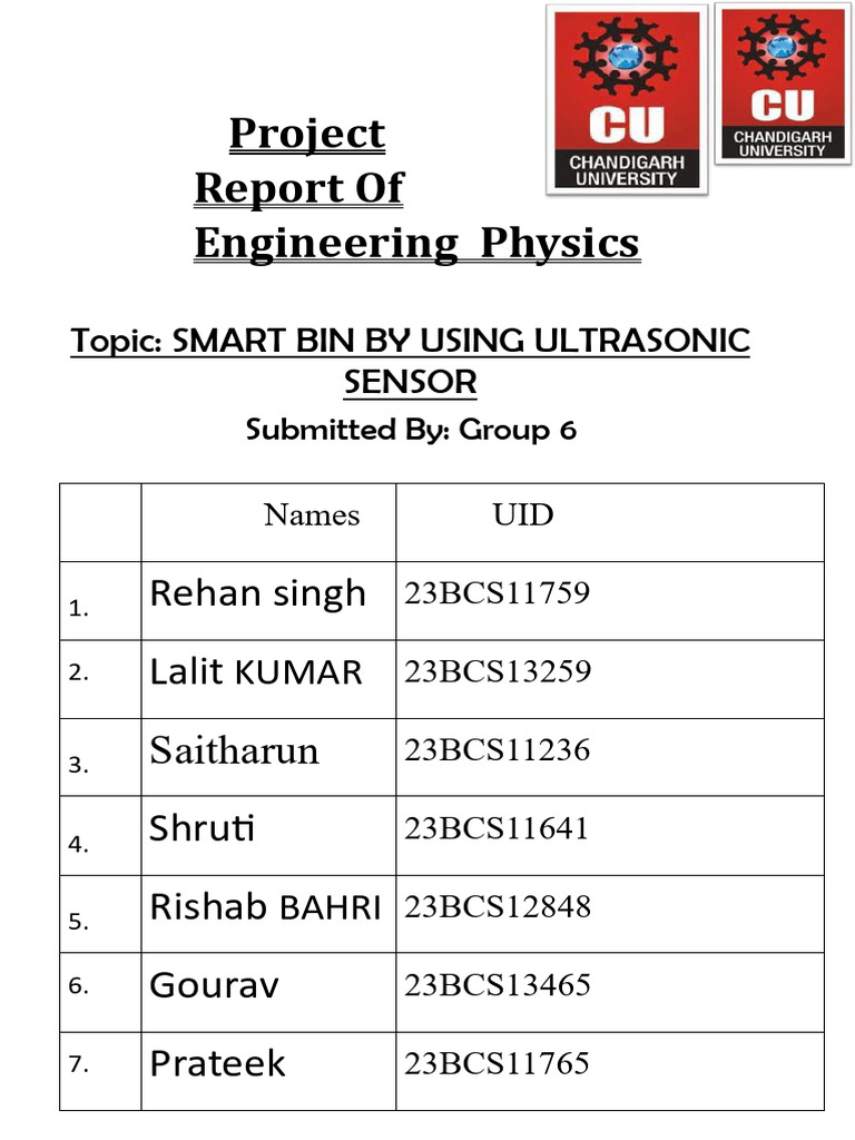 Eng Physics Group 6 - 2 | PDF | Waste | Waste Management
