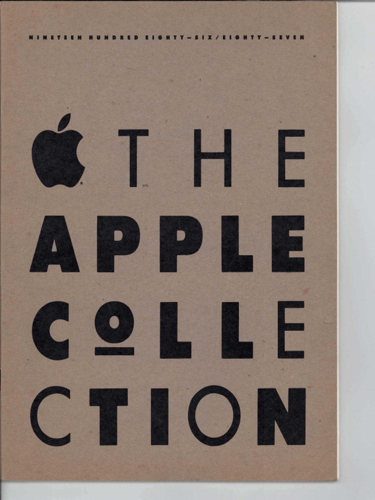 Apple Collection 1986-1987 | PDF