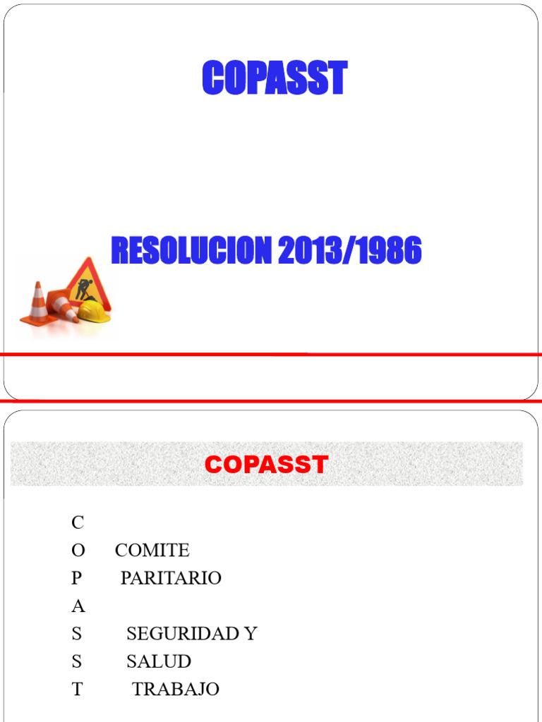 Funciones y Obligaciones del COPASST | PDF | Seguridad y salud ocupacional | Gobierno