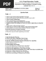 AAM Sample Paper | PDF | Machine Learning | Artificial Intelligence