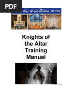 Alter Server Training Manual | PDF | Eucharist | Altar