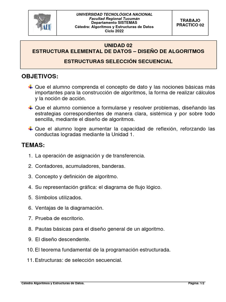 Unidad 2 Algoritmos | PDF | Algoritmos | Ecuaciones