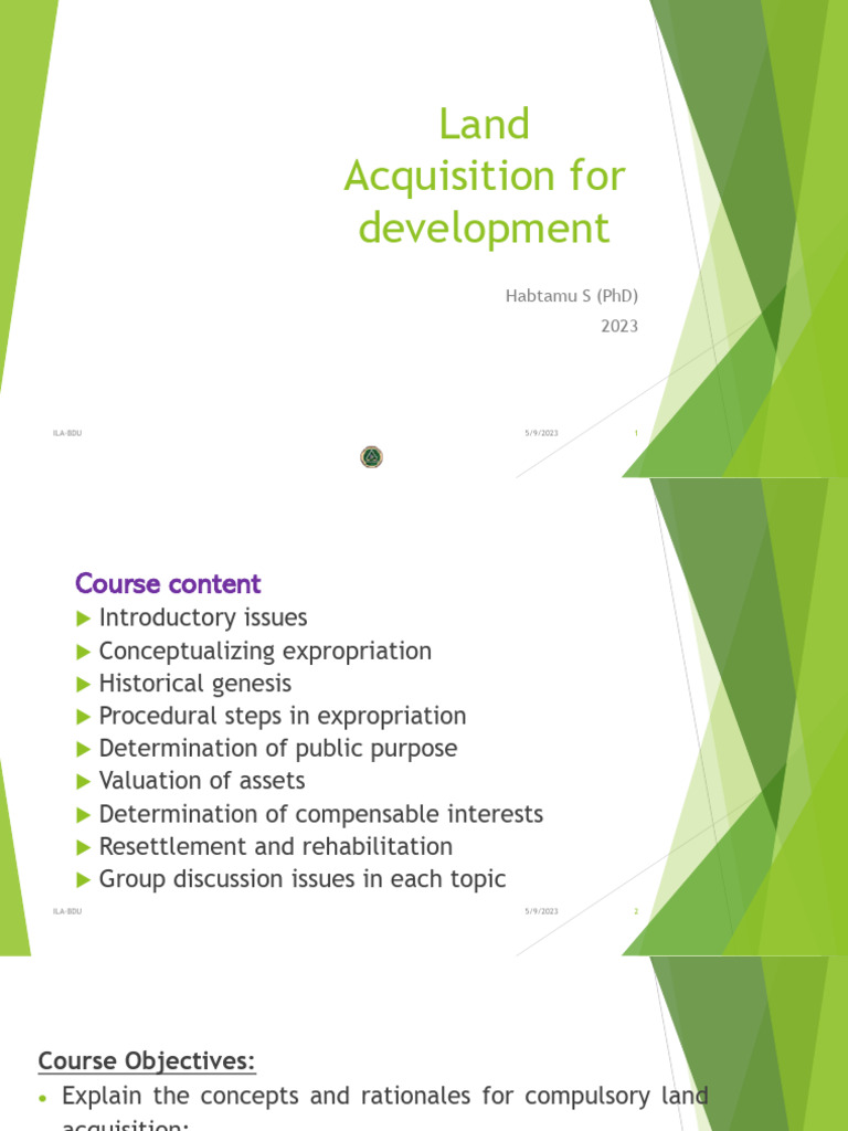 Land Aquisition For Development Regular | PDF | Eminent Domain | Economies