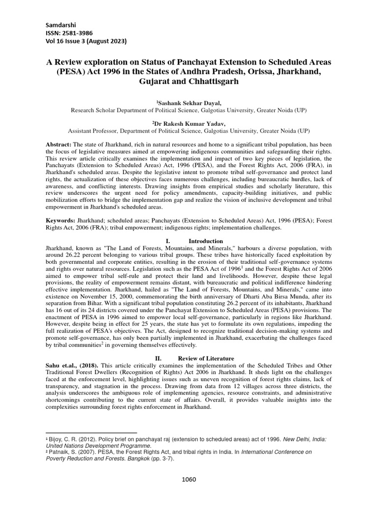 141 Shashank - New Paper@Samdarshi Me Ayega August - Sept 2023@19!03!24 | PDF | Political Science