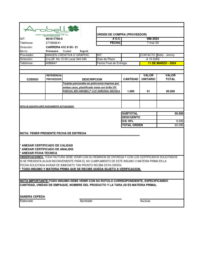 Pra # 086-2024 Imagen Creativa | PDF