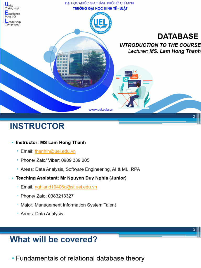 Database (3credits) - Introduction | PDF | Databases | Relational Database