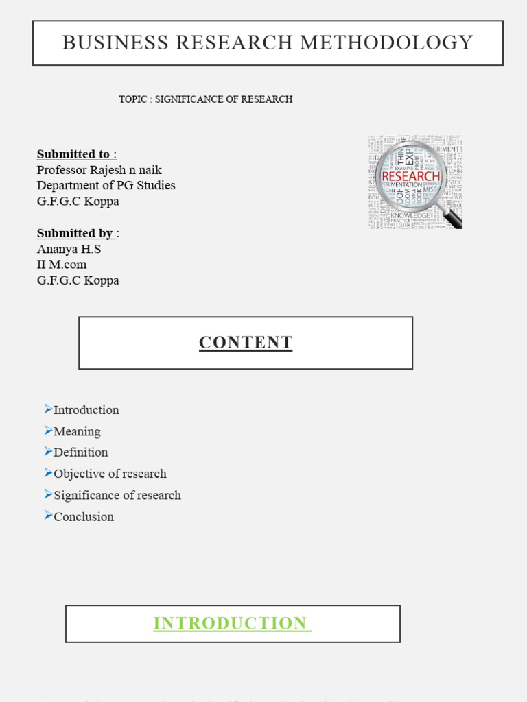 Business Research Methodology | Download Free PDF | Scientific Method ...