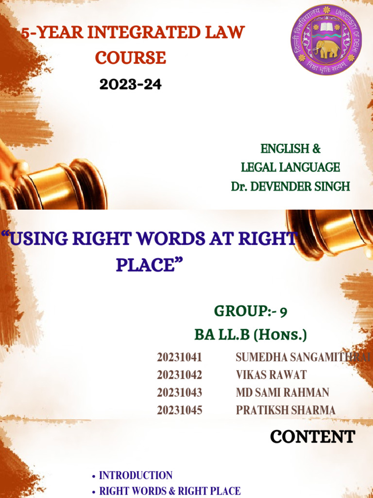 PDF USING RIGHT WORDS AT RIGHT PLACE | PDF | Communication | Credibility