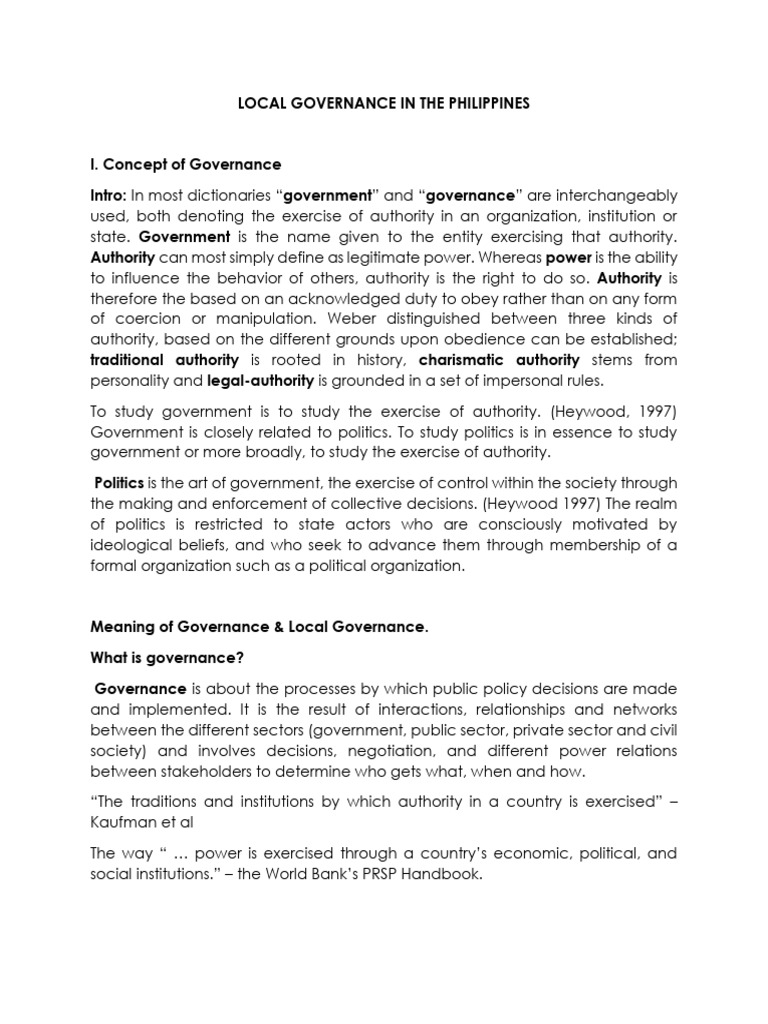 Concept Assessment Structure Role | Download Free PDF | Governance | Decentralization