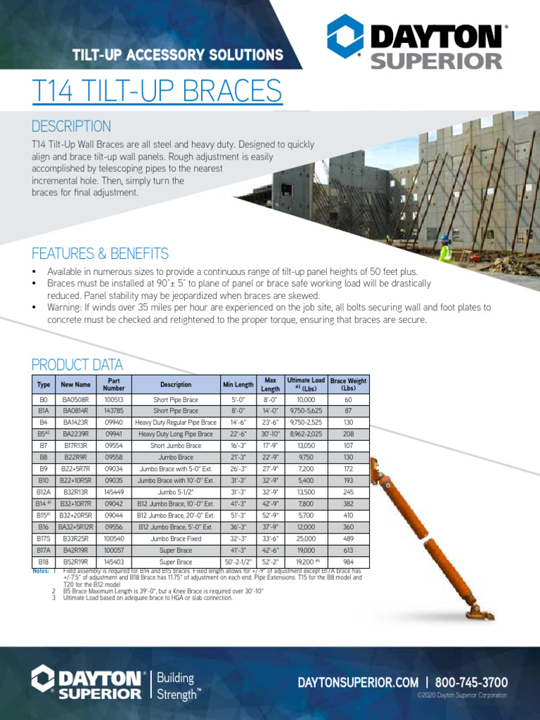 t14-tilt-up-braces | PDF