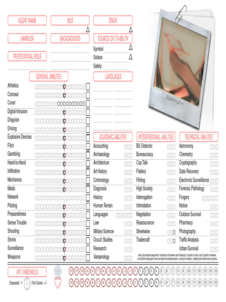 NBA - Agent - Dossier - Blank 4 | PDF