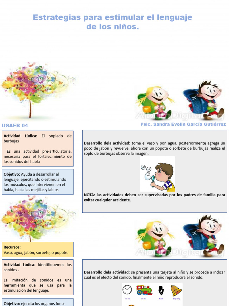 Estrategias de Trabajo de Lenguaje | PDF | Fonema | Sílaba