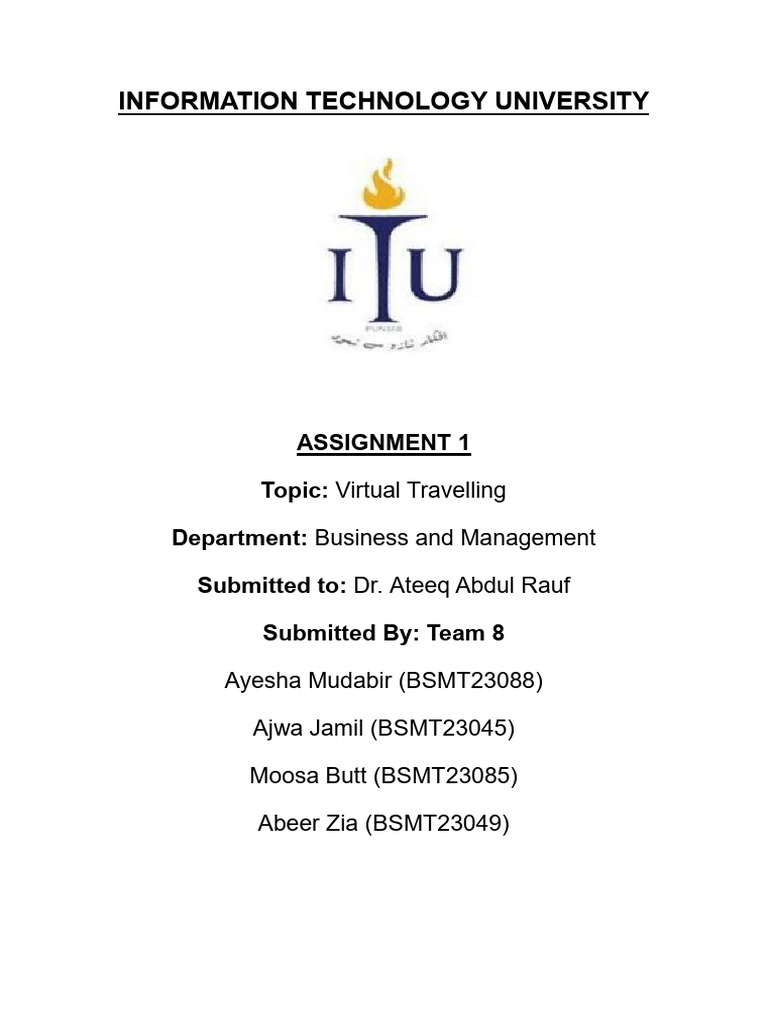 Ayesha Mudabir, Ajwa Jamil, Moosa Butt, Abeer Zia | PDF | Virtual ...