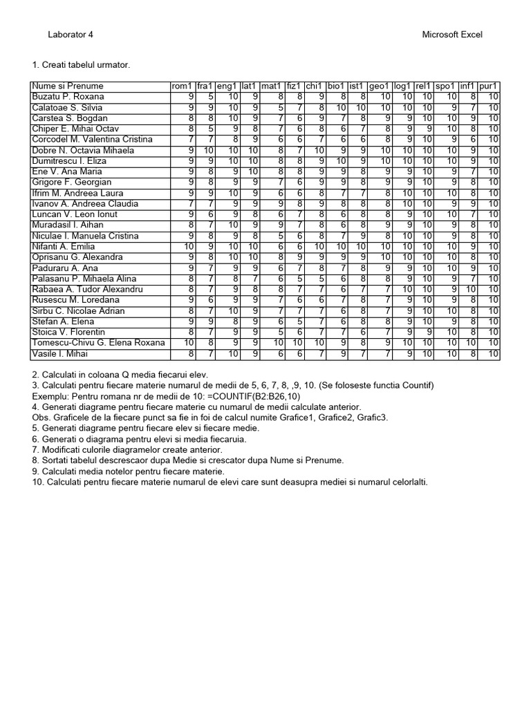 Aplic4 Excel 2018 | PDF