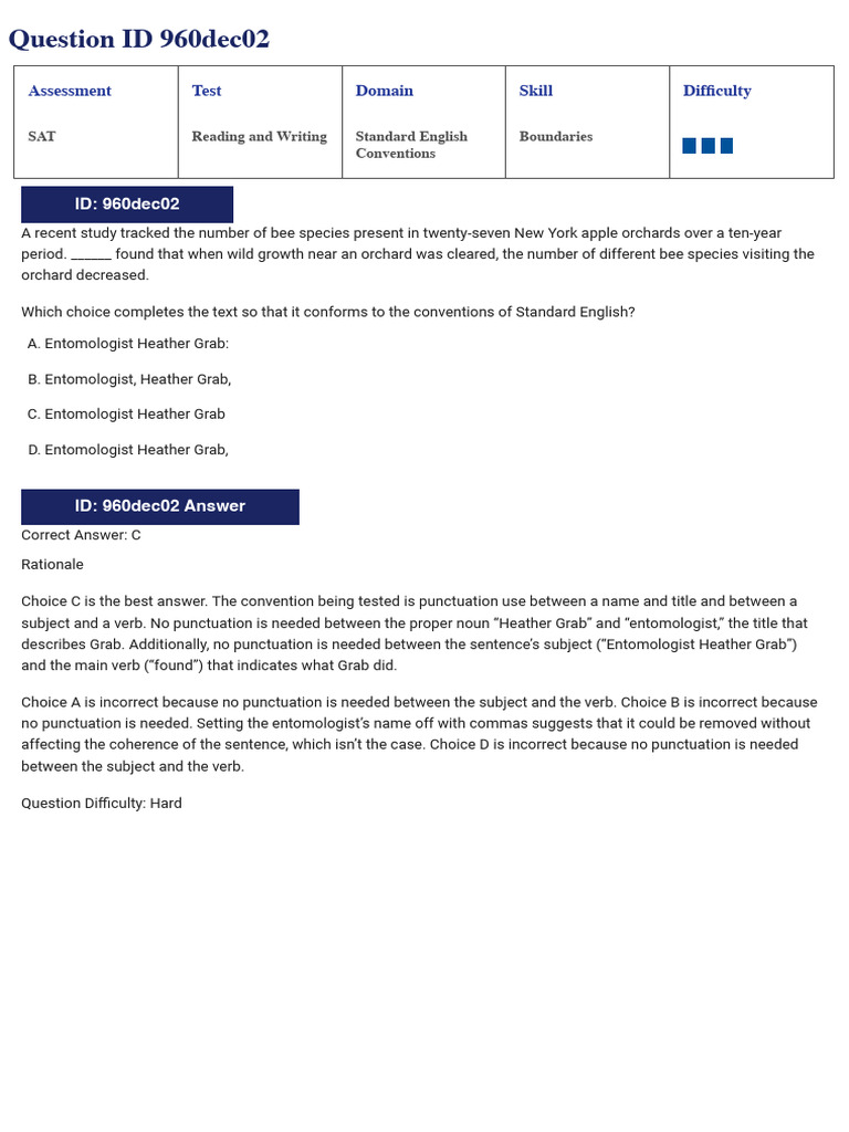 SAT Writing Conventions Practice | PDF | Comma | Pronoun