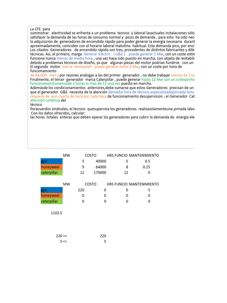 Generadores para demanda eléctrica pico | PDF | Ingenieria Eléctrica ...