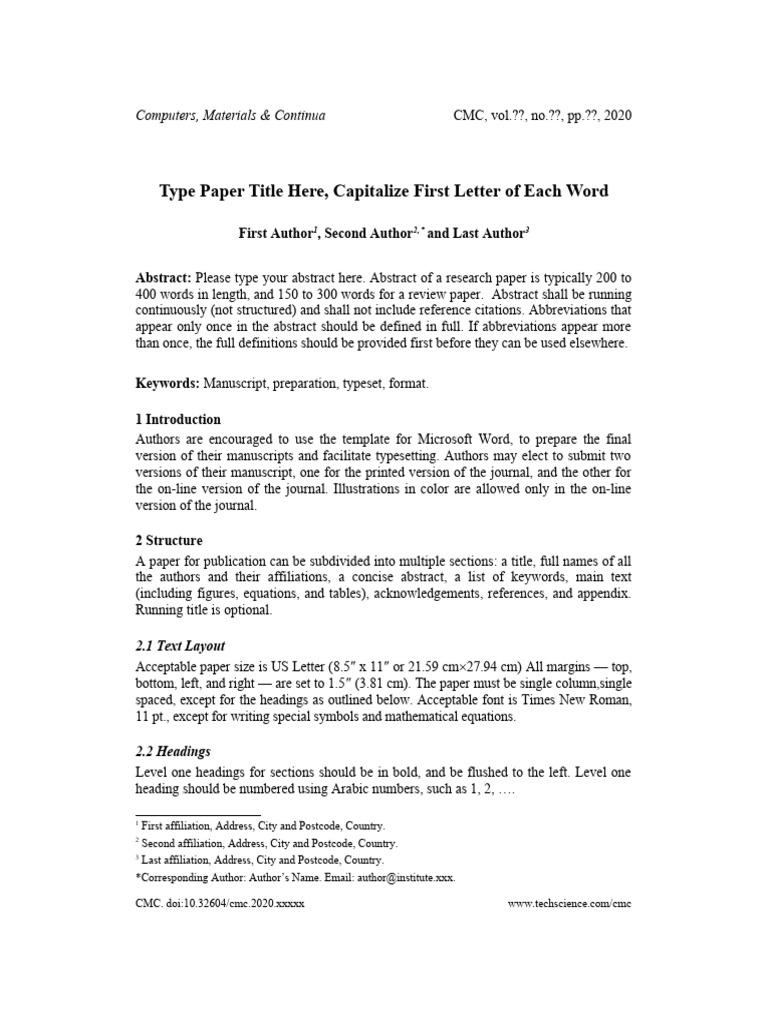 CMC Format Template | Download Free PDF | Typefaces | Page Layout