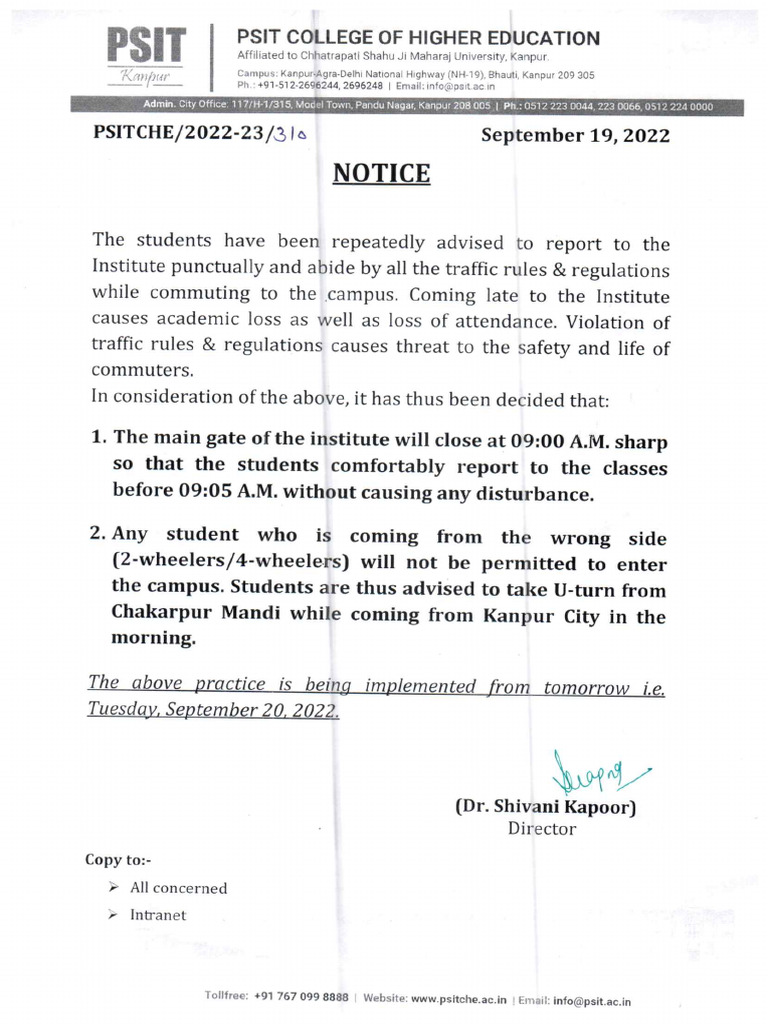 Important Notice | PDF