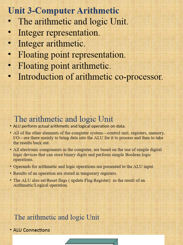 COA-Unit 3 Computer Arithmatic | PDF | Subtraction | Logic Gate COA-Unit 3 Computer Arithmatic | PDF | Subtraction | Logic Gate