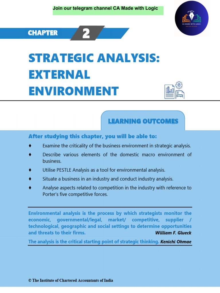 SM Chapter 2 | Download Free PDF | Strategic Management | Economics