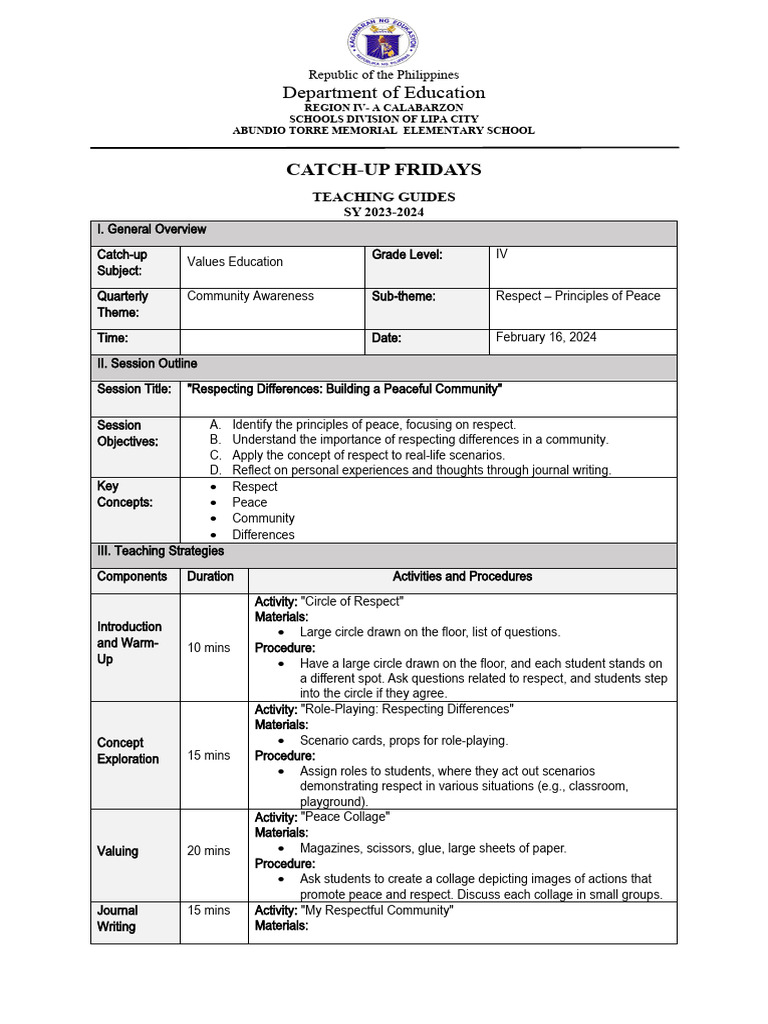 Values Education | PDF | Liberal Arts Education | Psychological Concepts