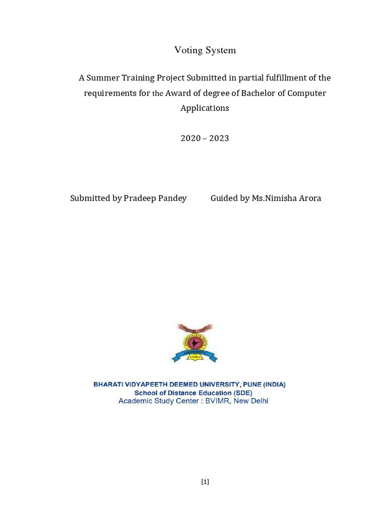 Voting System | PDF | Integrated Development Environment | Programming
