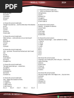 5ci Sinif Ingilis Dili BSQ 1 Var A 2025 | PDF | English Language ...