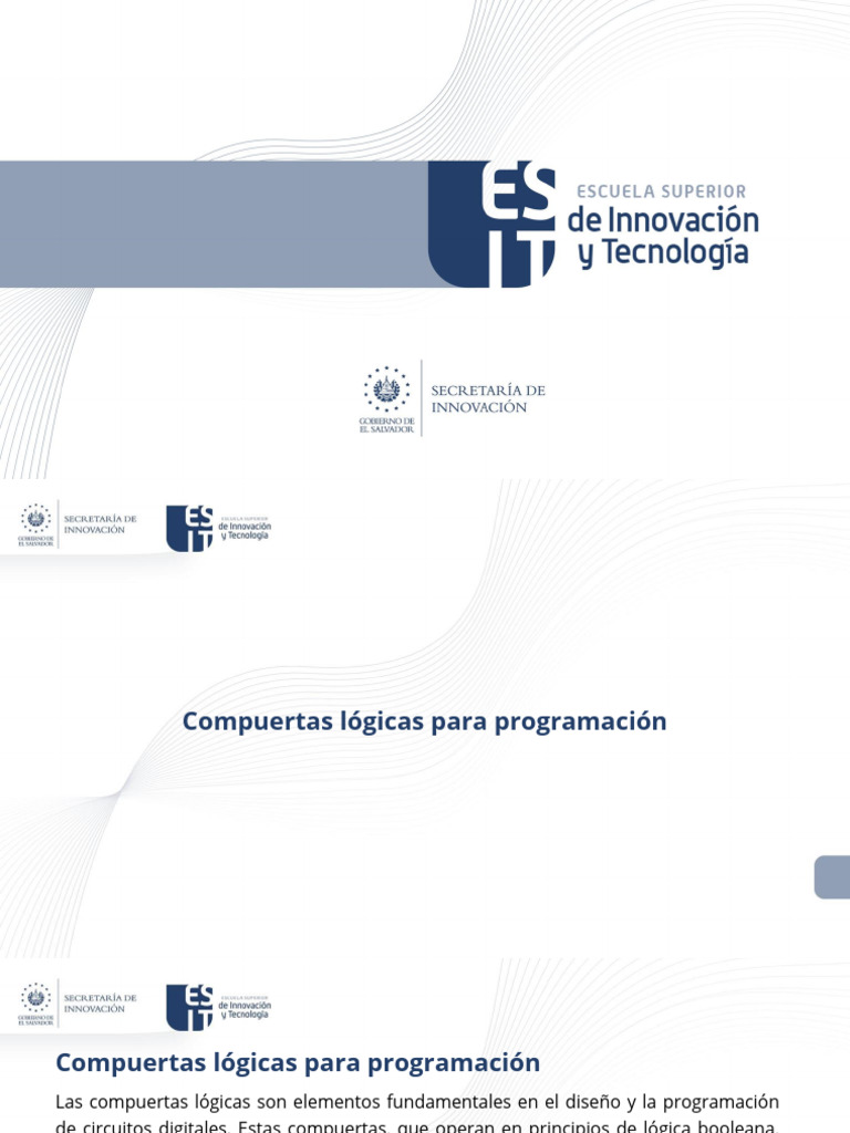 Compuertas lógicas | PDF | Puerta lógica | Ingeniería Informática
