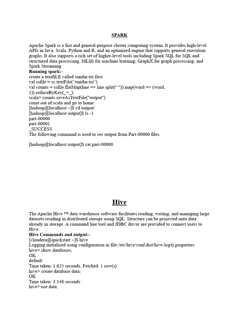 Spark | PDF | Apache Spark | Virtualization