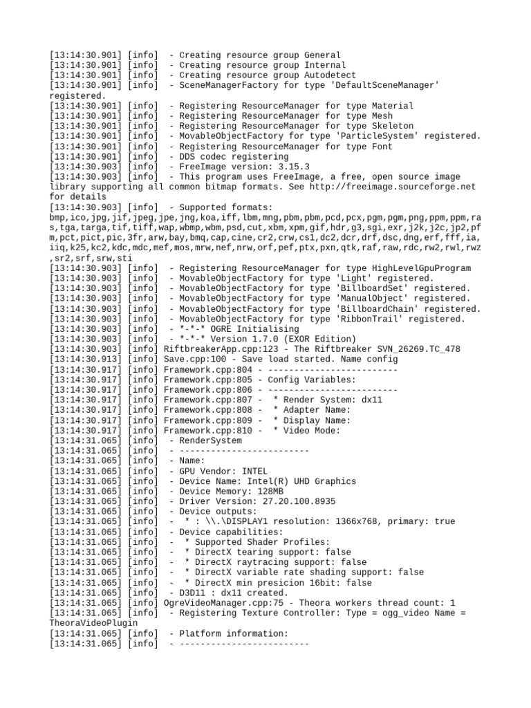 Exor Logs | PDF | Multidimensional Signal Processing | Computer Graphics