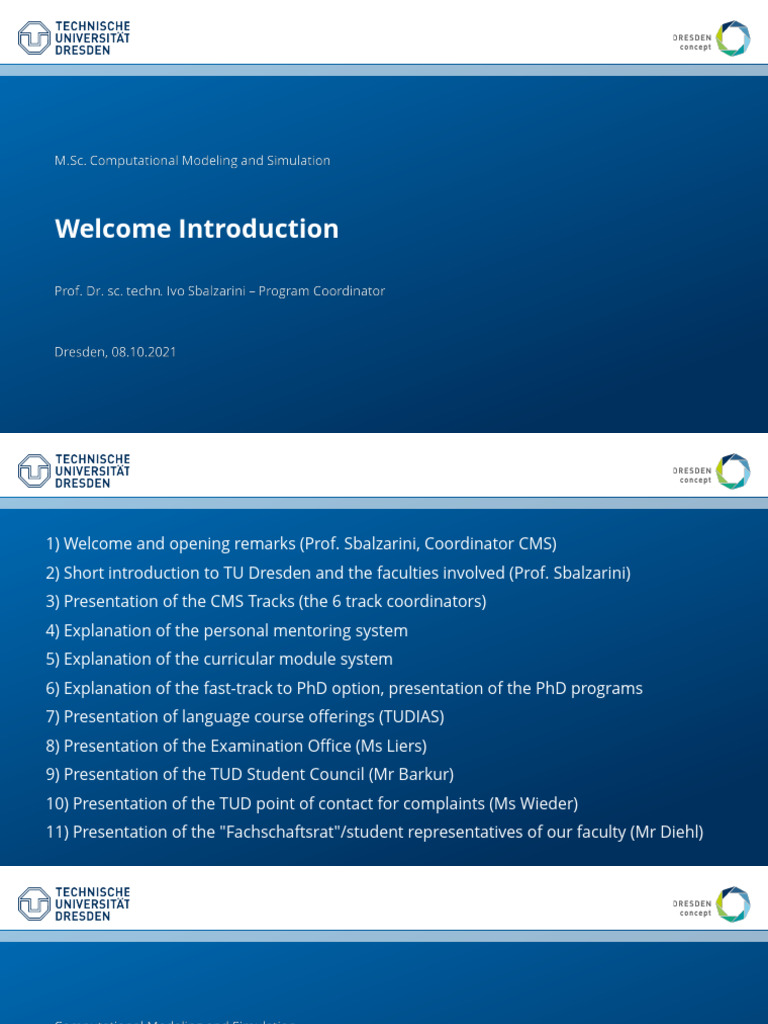 Welcome-Intro2021 | PDF | Computer Simulation | Simulation