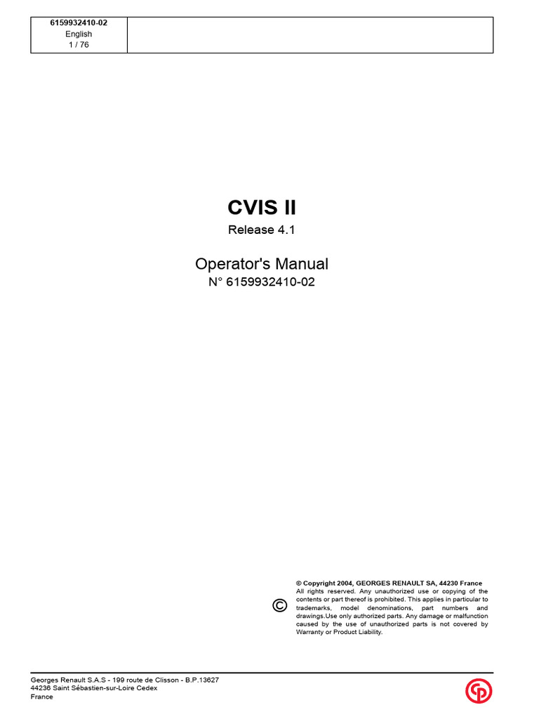 georges renault cvis II | PDF | Electrical Connector | Electrical Engineering
