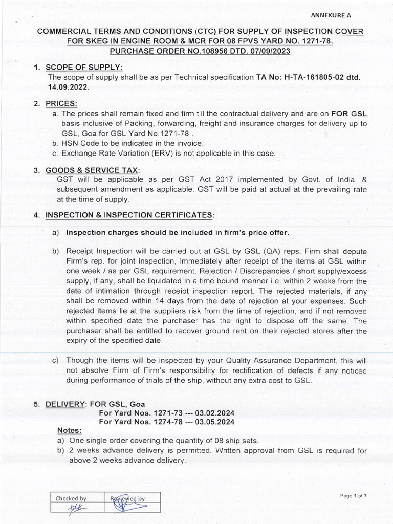 Annexure A - CTC | PDF