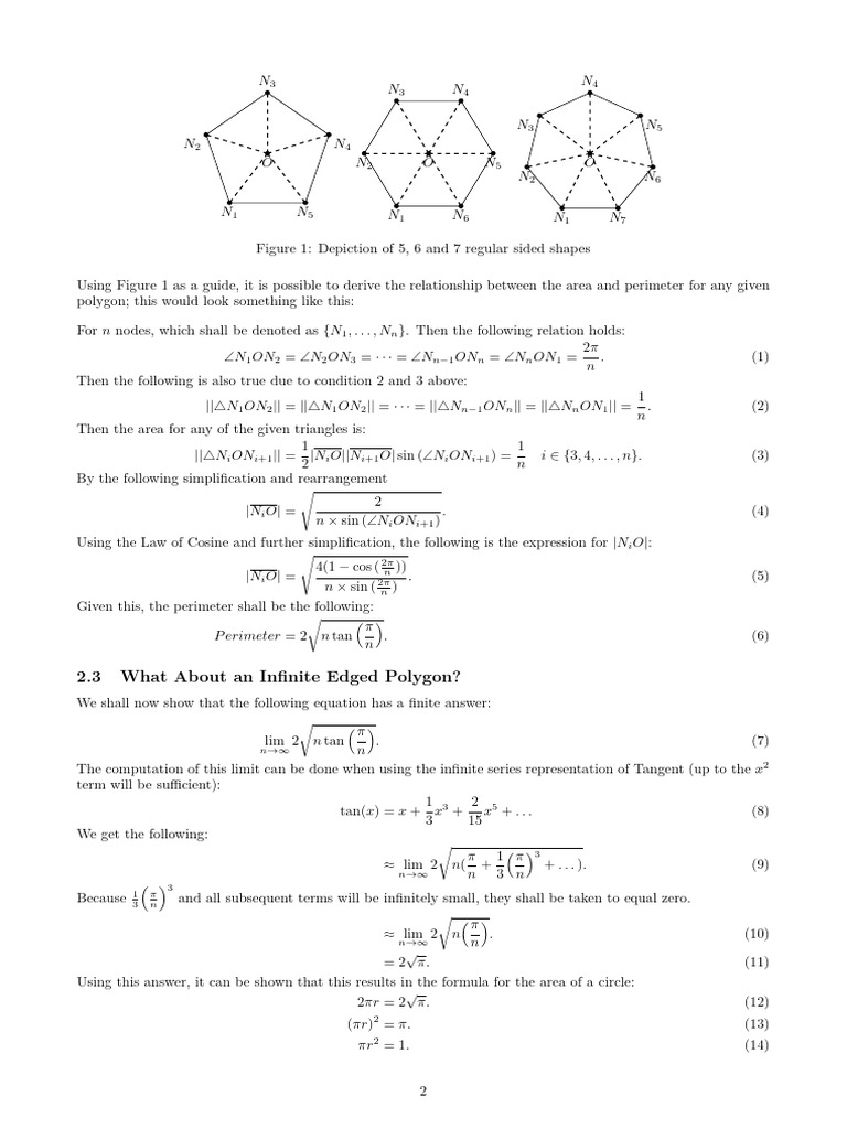circleMath_Part2 | PDF | Pi | Area