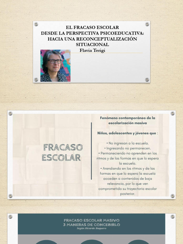 El Fracaso Escolar | Descargar gratis PDF | Sicología | Aprendizaje