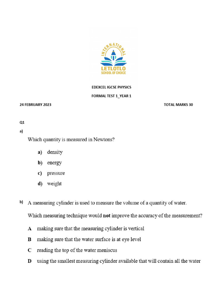 Edexcel Igcse Physics Pdf