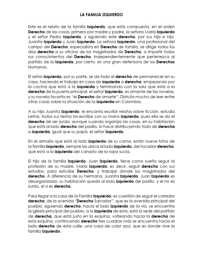 Familia Izquierdo | PDF