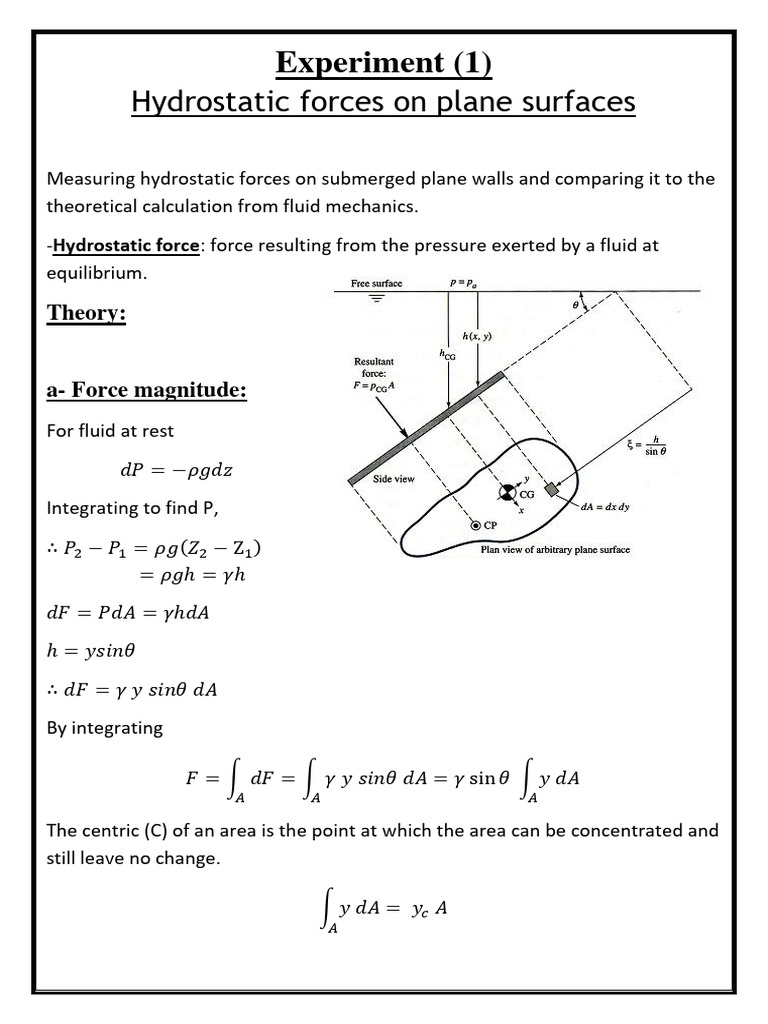 Fluid Lab Report 1 | PDF