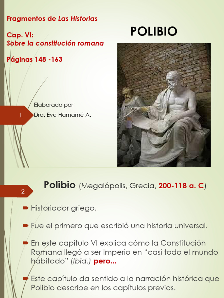Polibio. Historias Libro VI. 2022 | PDF | Monarquía | Democracia