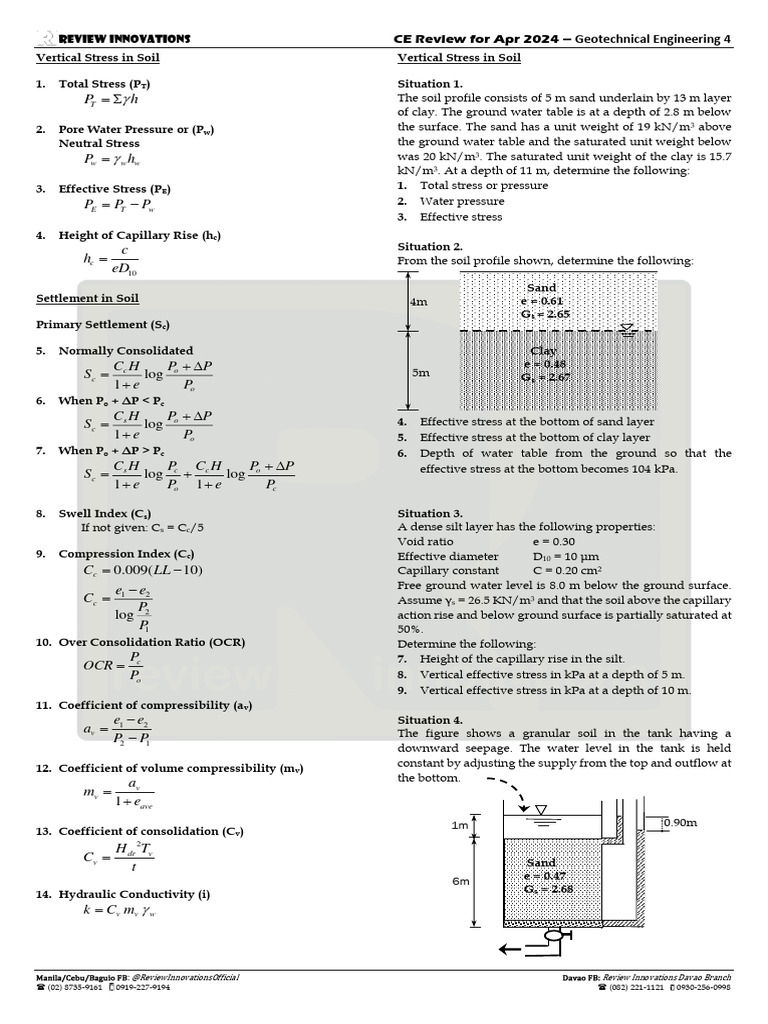 (02-01) Geotechnical Engineering - Set 4 | PDF | Soil Mechanics | Materials