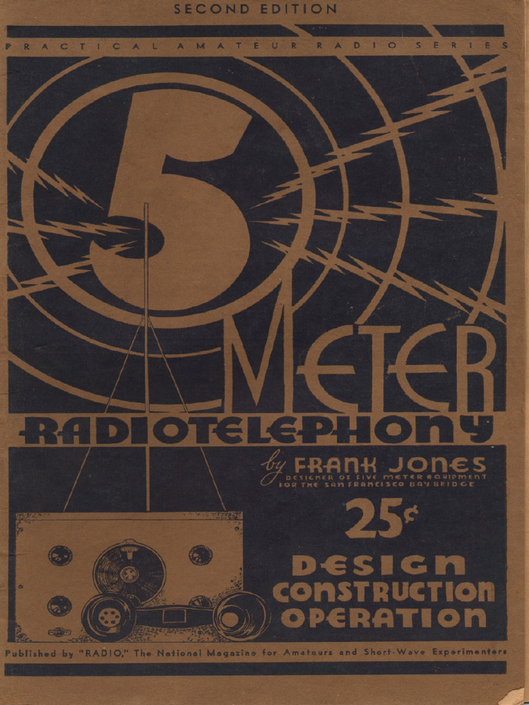 5-Meter Radiotelephony by Frank Jones | PDF