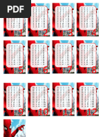 Nama: - Tahun: - : Jadual Sifir 1 - 12 | PDF | Bmw | Leisure