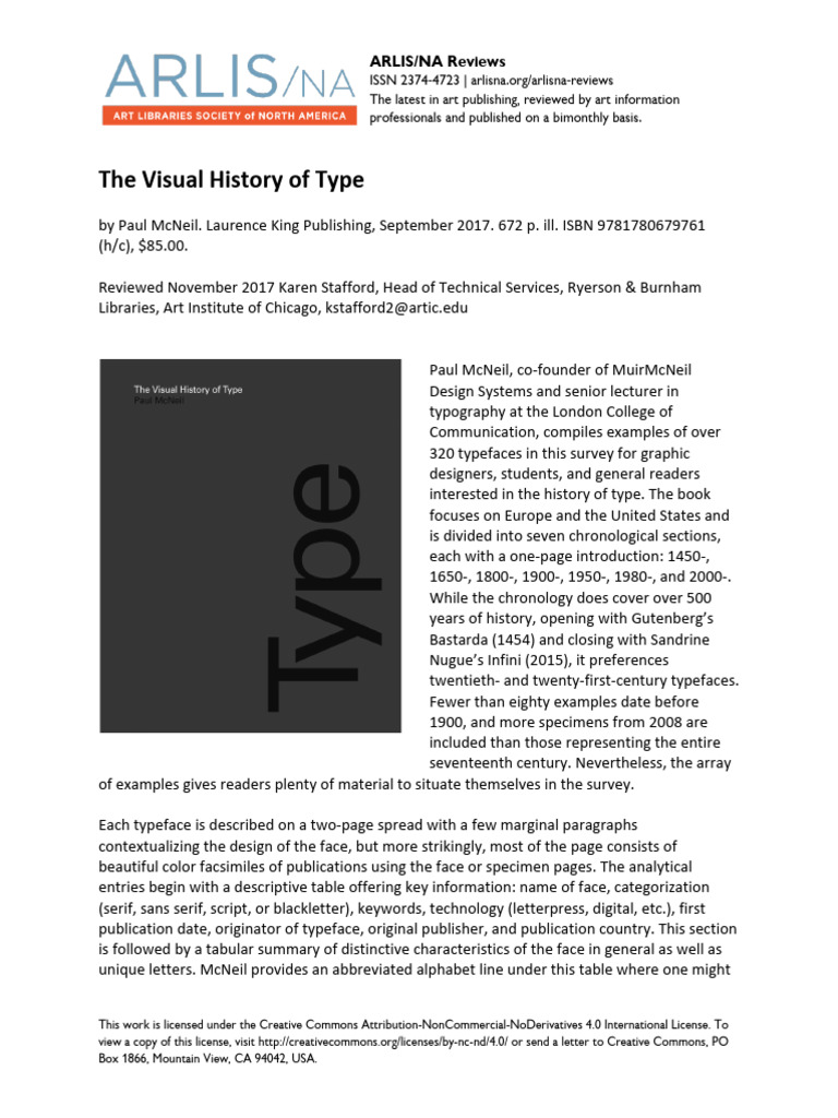 The Visual History of Type PDF | PDF | Typography | Typefaces