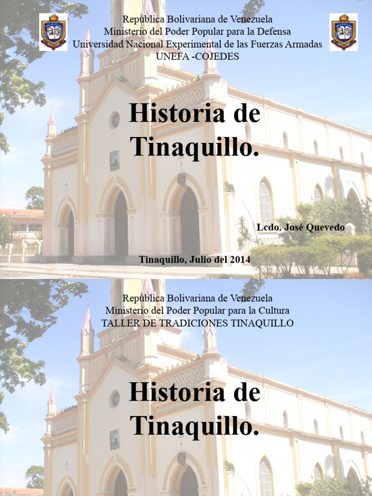Historia y Cultura de Tinaquillo | PDF | Venezuela
